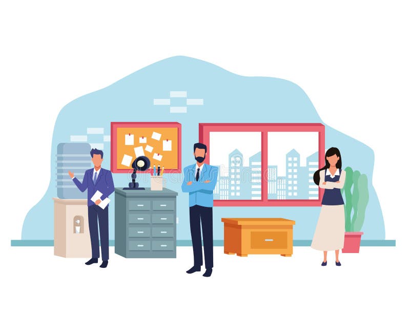 Business Professional Executive Work Cartoon Stock Vector ...