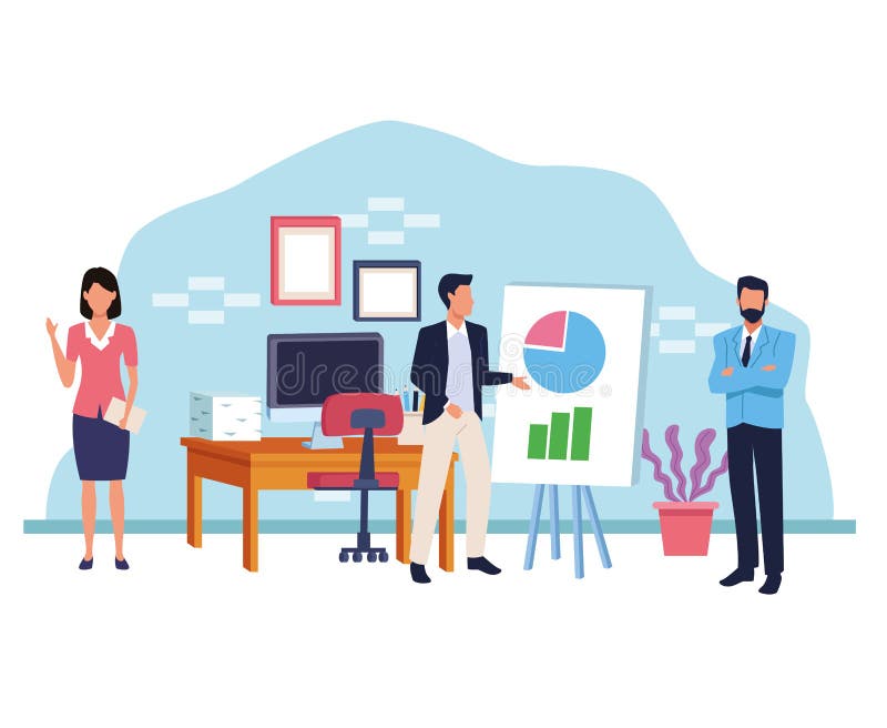 Business Professional Executive Work Cartoon Stock Vector ...