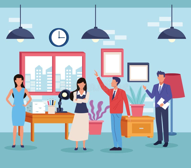 Business Professional Executive Work Cartoon Stock Vector ...