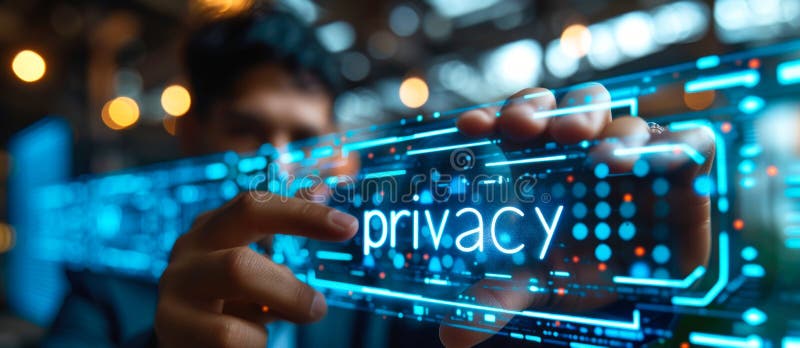 Business Professional Gesturing Protection Over the Concept of Privacy ...