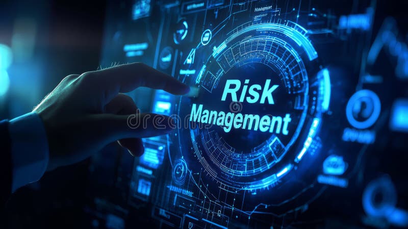 Business Professional Interacting with a Holographic Interface ...