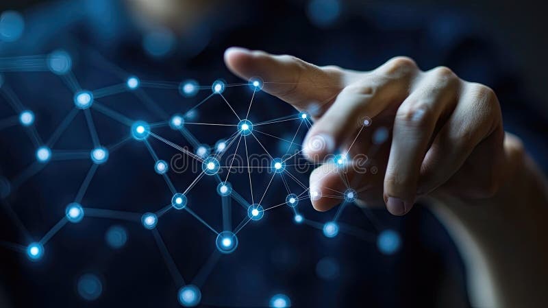 Business Professional Using Digital Collaboration Tools for Cross ...