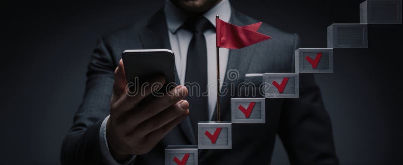 The Business Professional Utilizing Technology To Achieve Success and ...