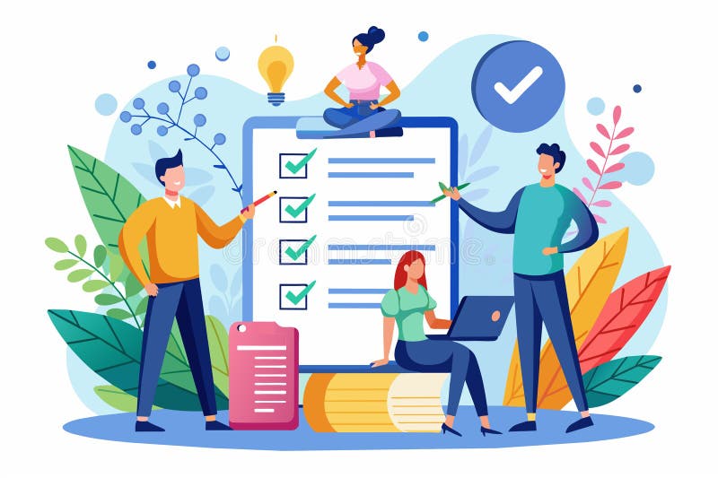 Checklists People Stock Illustrations – 165 Checklists People Stock ...