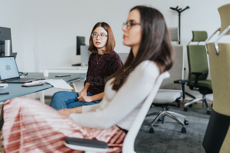 Business Professionals Collaborating on Project Development and ...