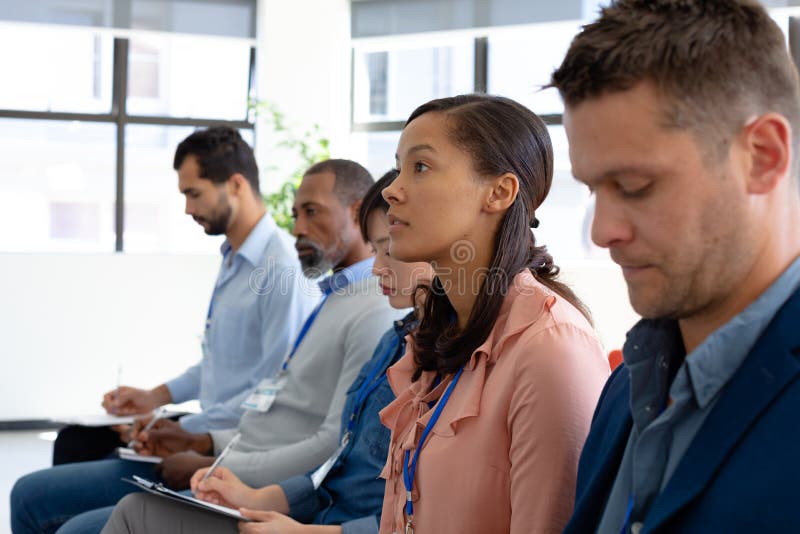 Business Professionals at a Conference Stock Photo - Image of caucasian ...