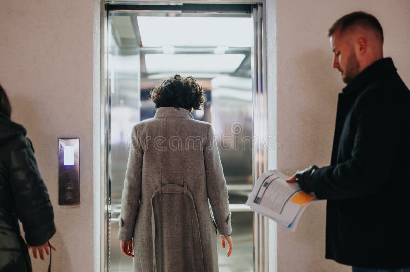 Tech Employees Entering Building Stock Photos - Free & Royalty-Free ...