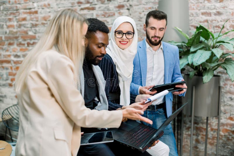 Business Professionals. Group of Young Multiethnic Confident Business ...