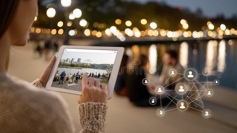 Business Professionals Use Digital Tools for Online Communication and ...