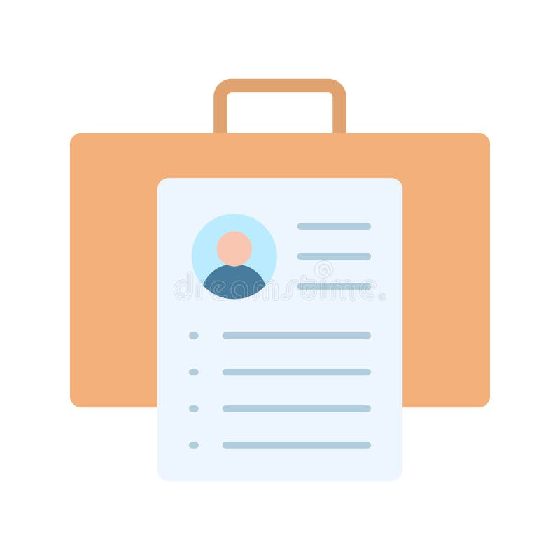 Business Profile Icon Vector Image. Stock Vector - Illustration of ...