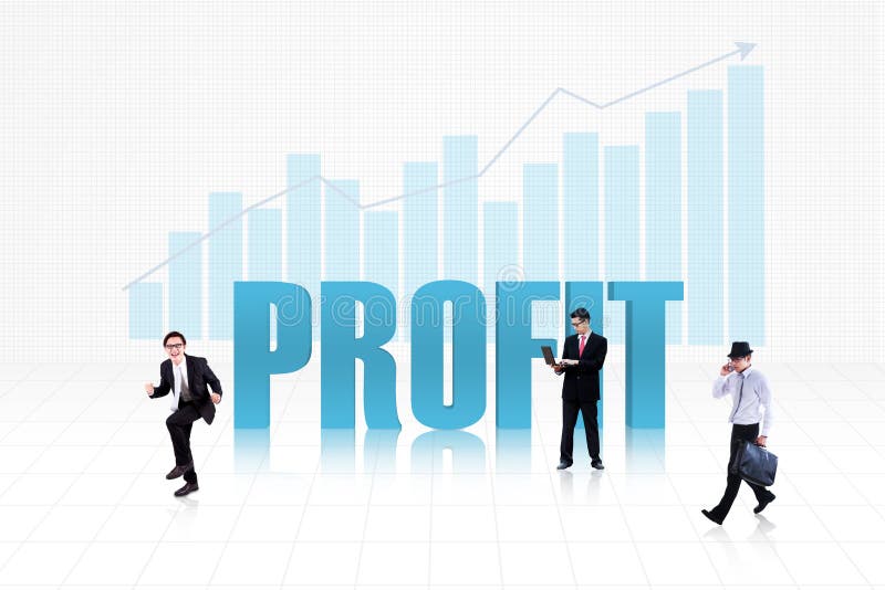 Business Profit Growth Presentation Stock Image - Image of hand ...