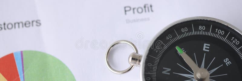 Business Profit Chart and Compass. Small and Medium Business ...