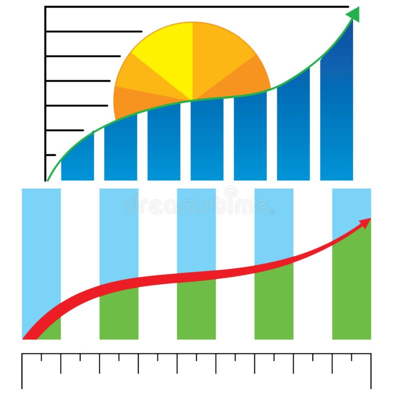 Business profit chart stock image. Illustration of business - 65134309