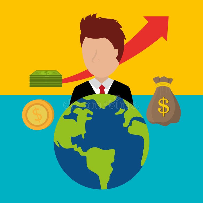 Business profit growth up stock vector. Illustration of symbol - 61531588