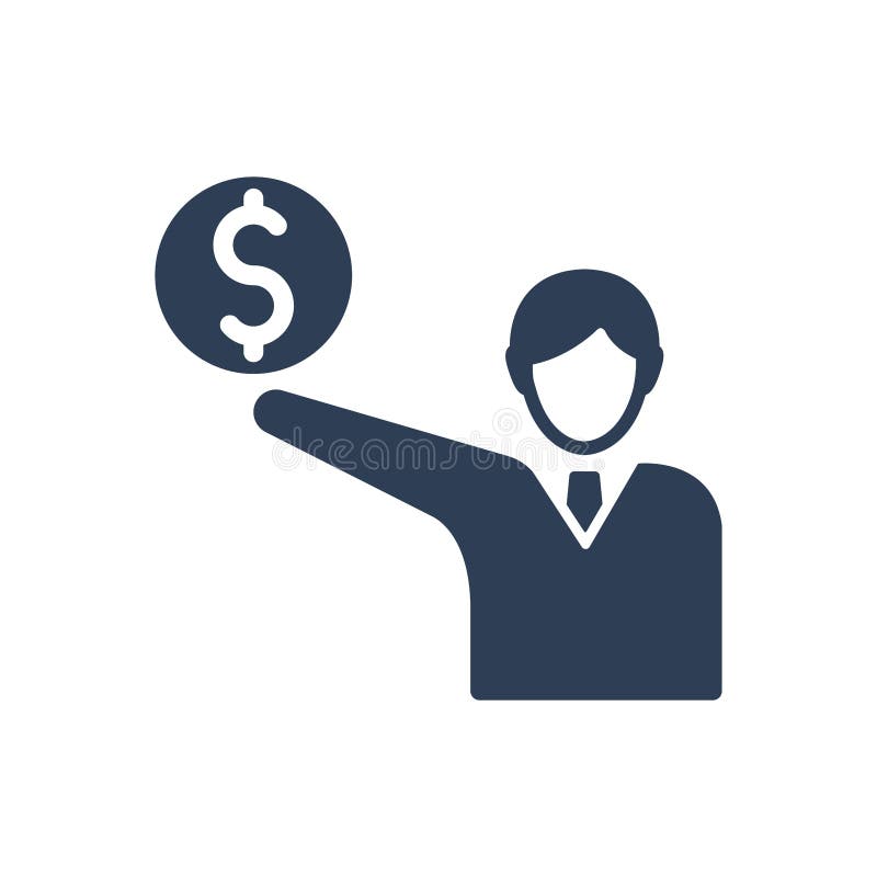 Business Profit Icon stock illustration. Illustration of graph - 158395306