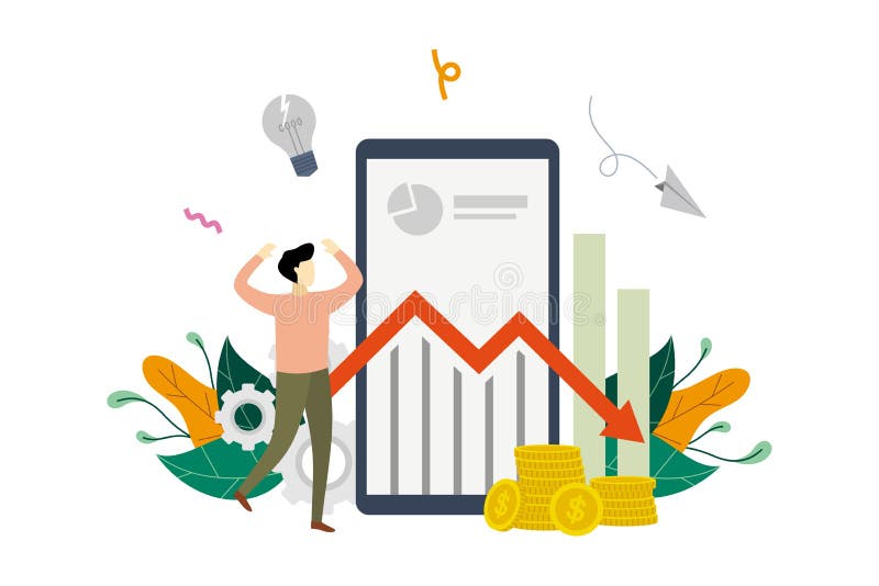 Business Profit Loss, Financial Crisis, Profit Decrease, Economic or Market Fall, Marketing ...