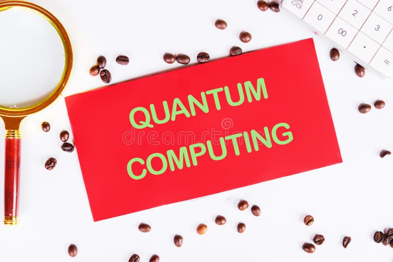 Business Programming Interface Application And Network Concept Text Quantum Computing On The