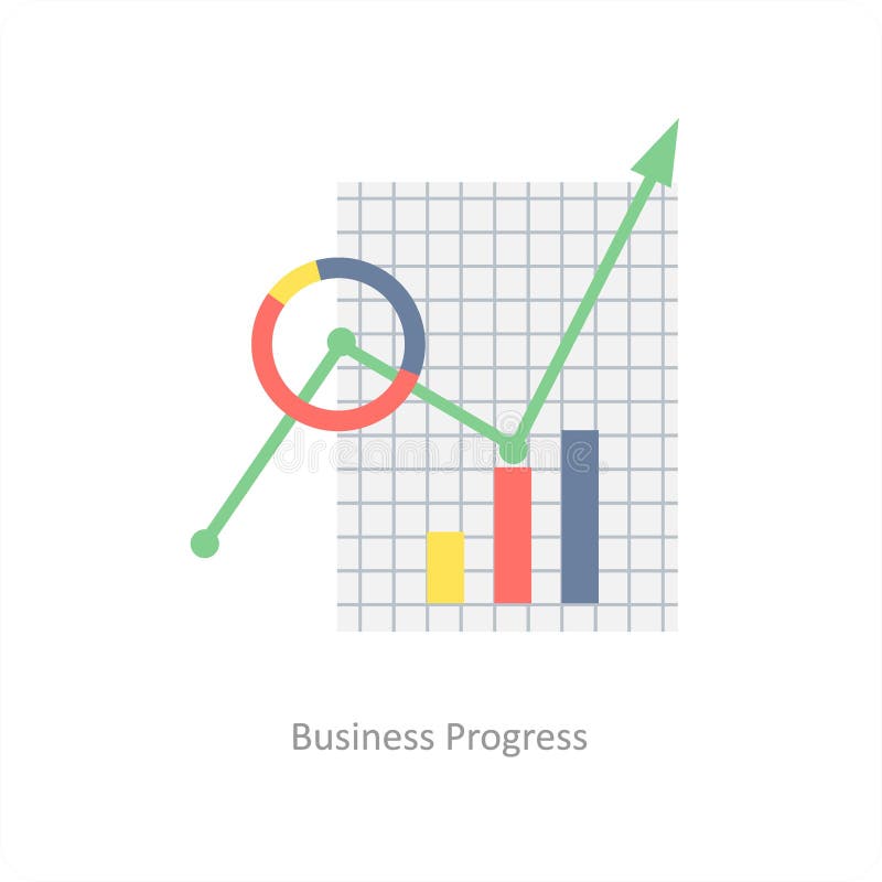 Business Progress stock vector. Illustration of progress - 264949868