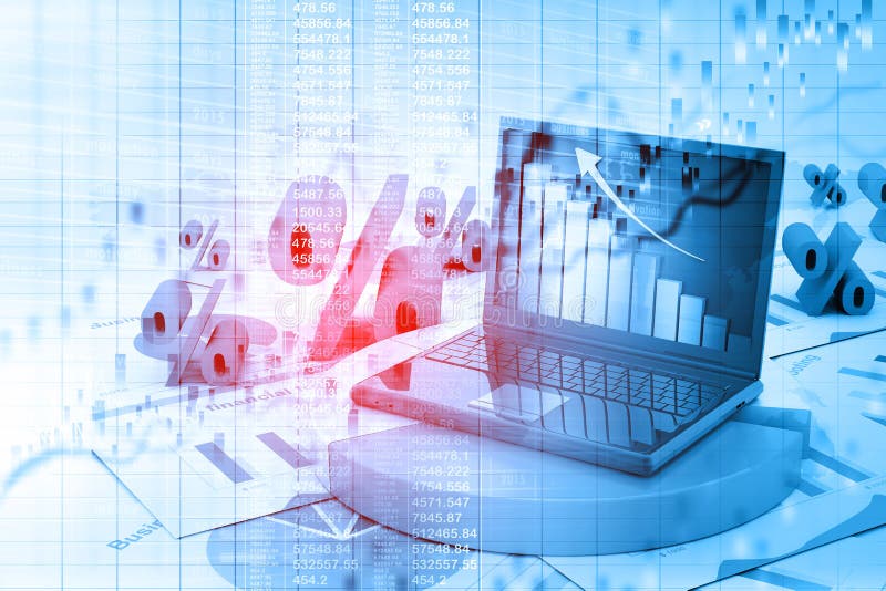 Business progress chart stock illustration. Illustration of achieve ...