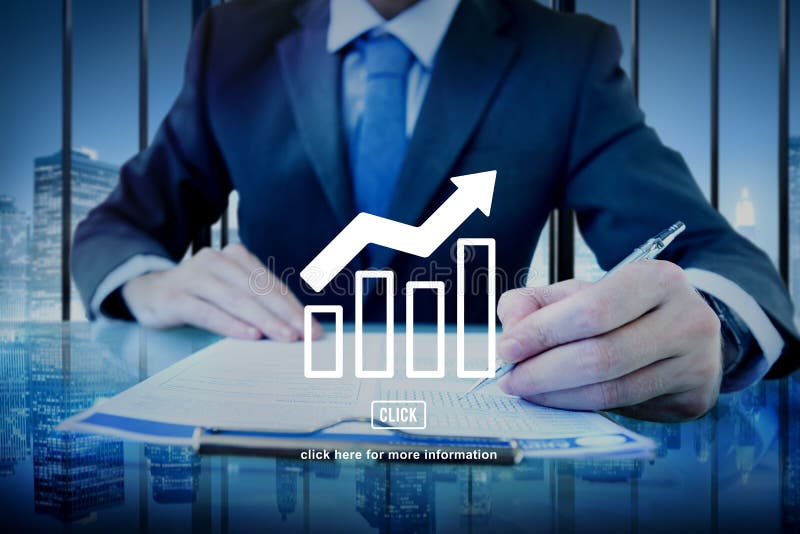 Business Progress Report Graph Concept Stock Photo - Image of agreement ...