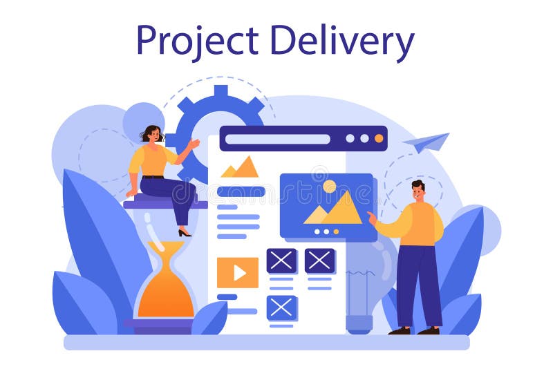 Business Project Delivery Concept. Project Development and Presentation ...