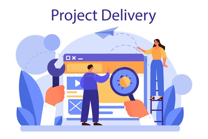 Business Project Delivery Concept. Project Development and Presentation ...
