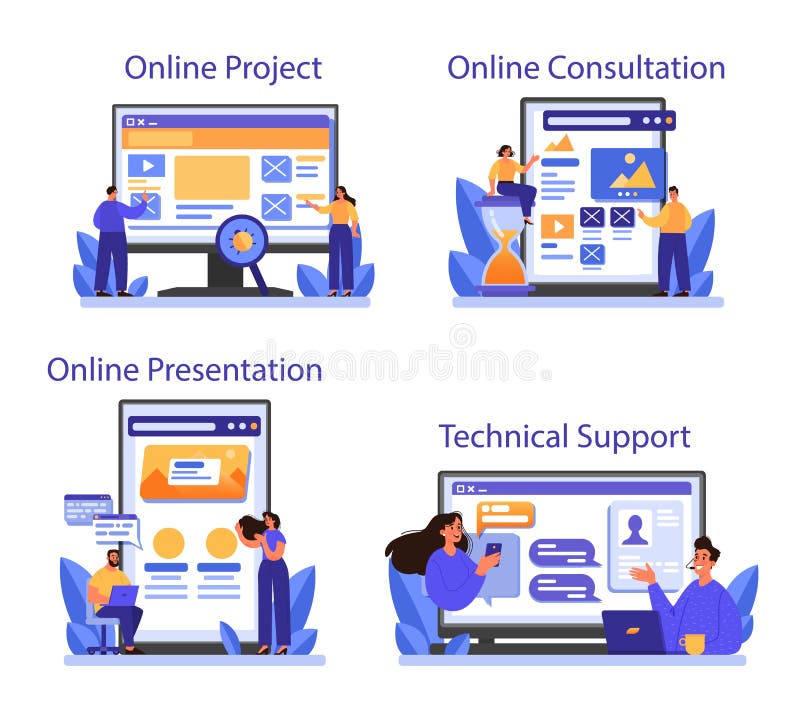 Business Project Delivery Concept Set. Project Development and ...