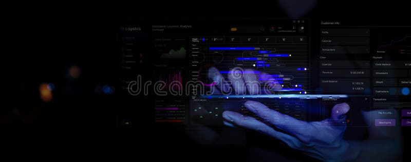 Business Project Management on the Computer Screen Project Planning ...