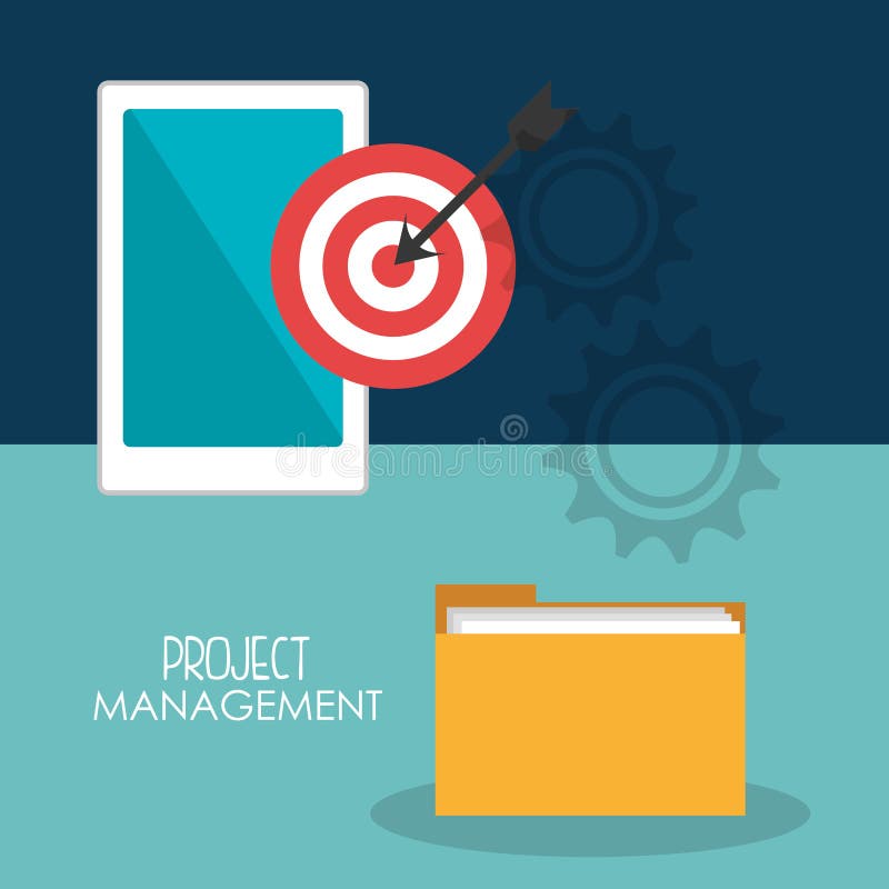 Business Project Management Stock Illustration - Illustration of model ...