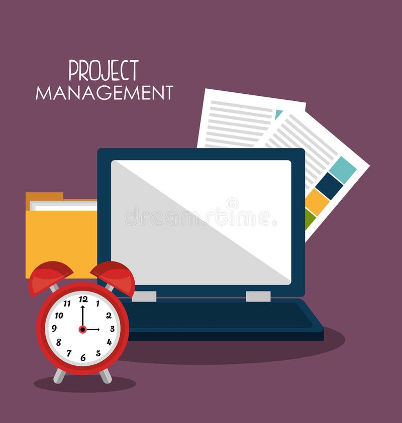 Business Project Management Stock Illustration - Illustration of ...