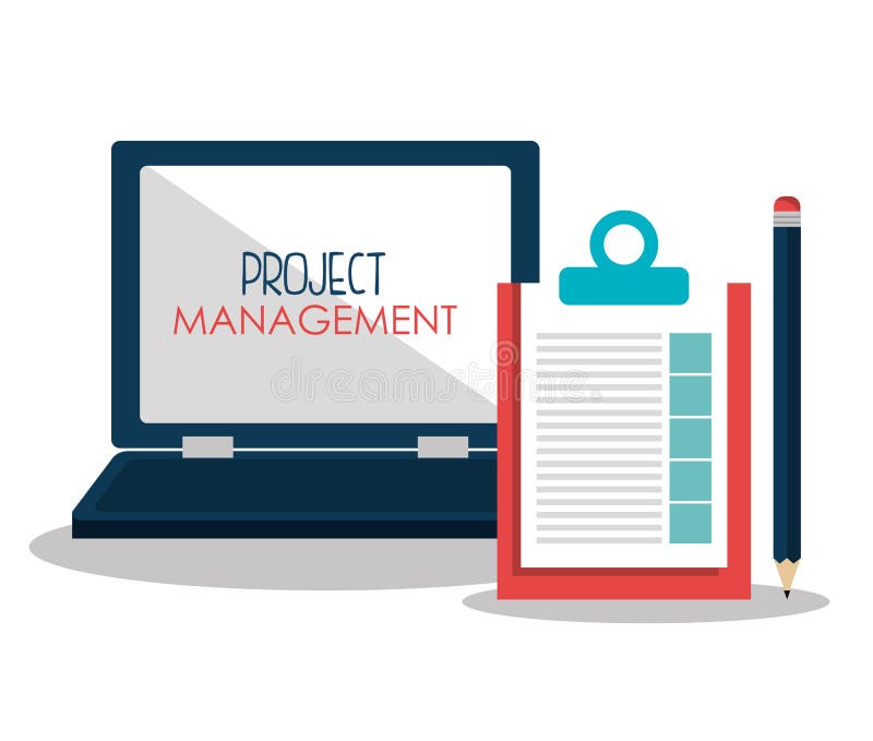 Business Project Management Stock Illustration - Illustration of ...