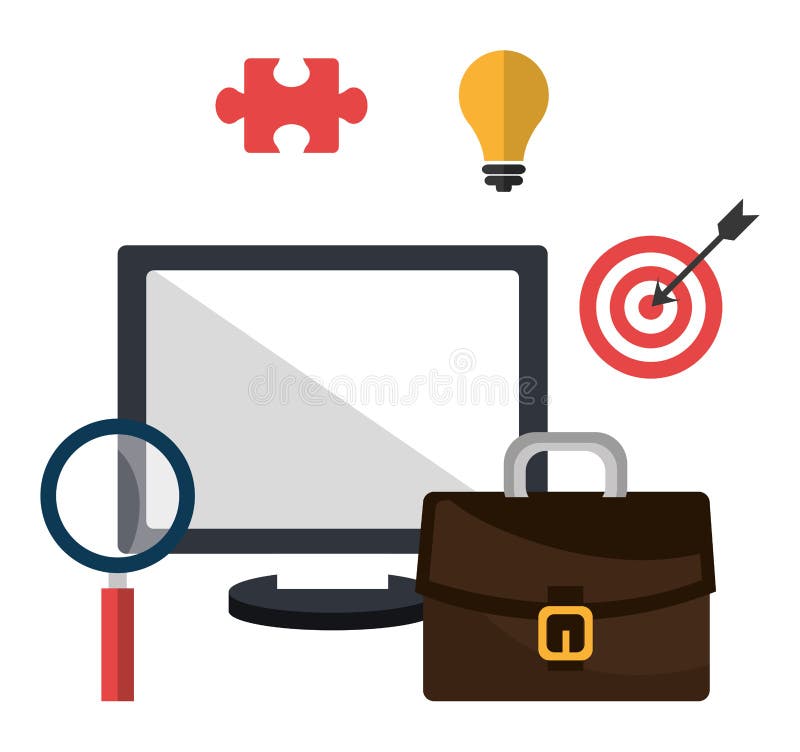 Business Project Management Stock Illustration - Illustration of model ...