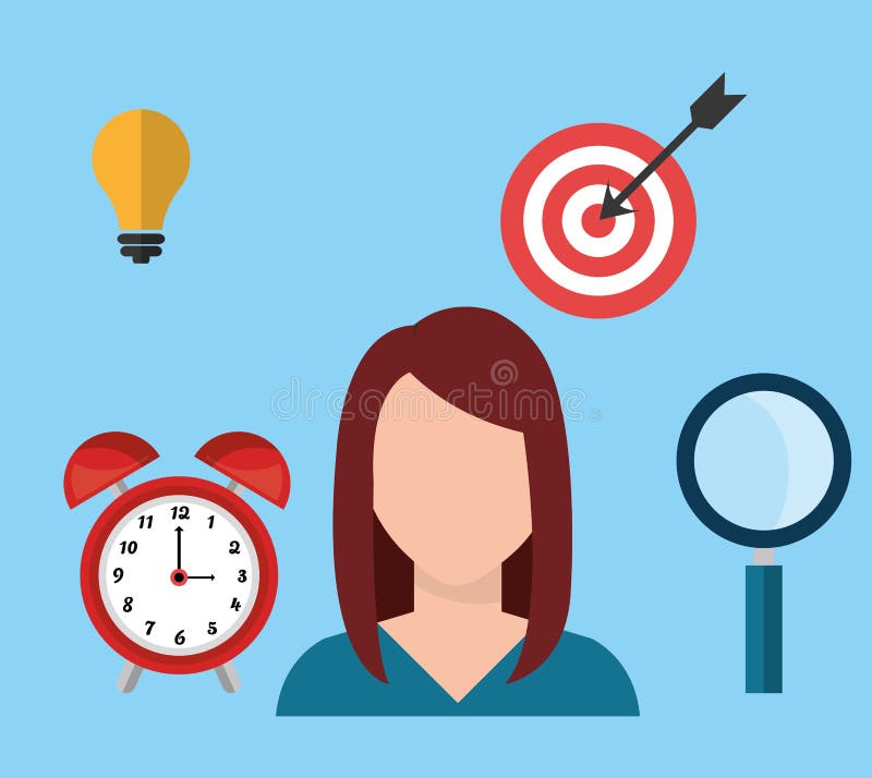 Business Project Management Plan Stock Illustration - Illustration of ...