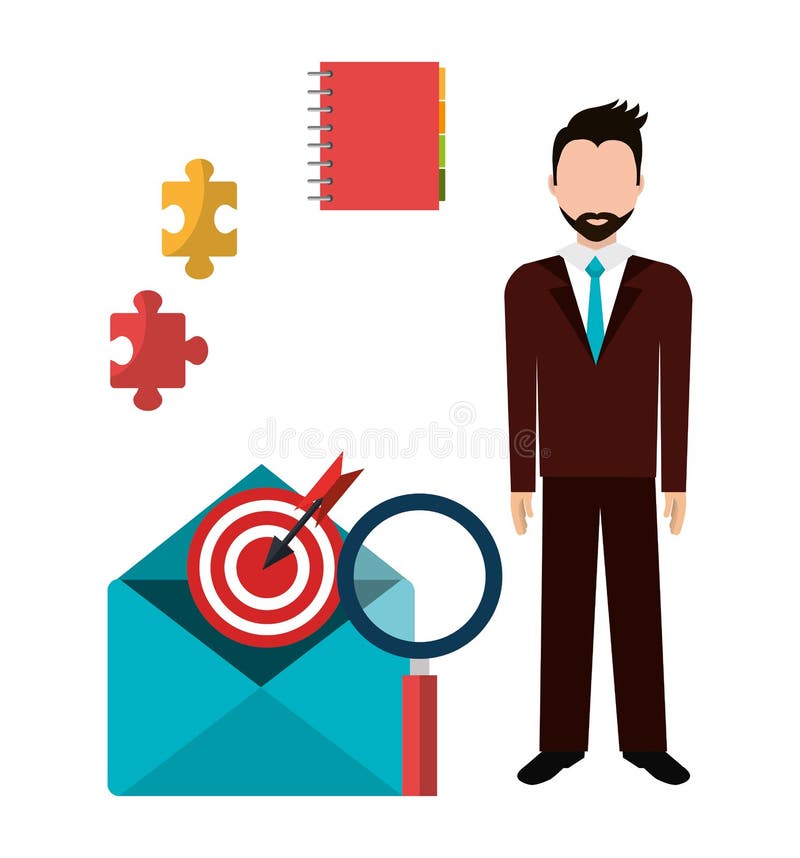 Business Project Management Plan Stock Illustration - Illustration of ...