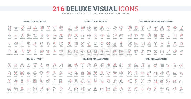 Project Management Icon Set Stock Illustrations – 102,915 Project ...