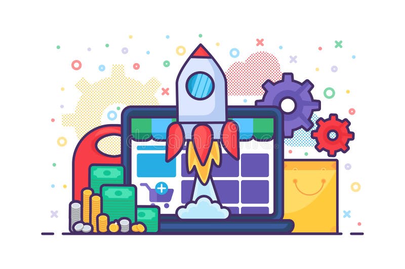 Rocket Platform Stock Illustrations – 665 Rocket Platform Stock ...