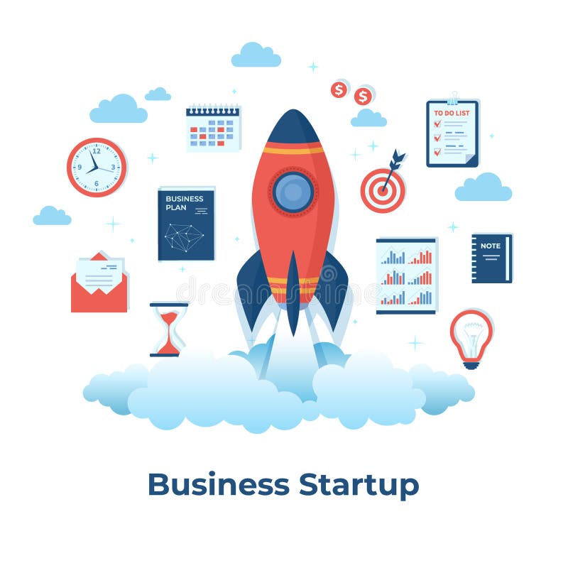 Business Project Startup Financial Planning Idea Development Process ...