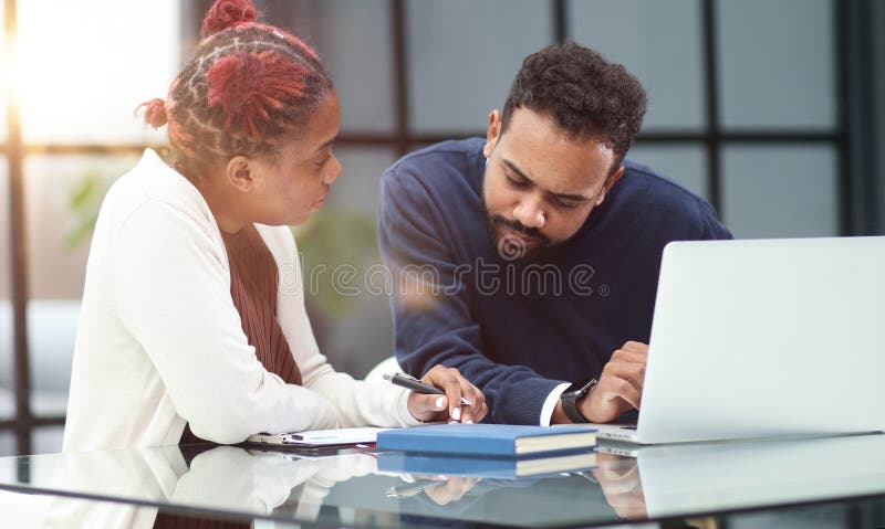 Business Project Team Working Together at Meeting Room at Office. Stock ...