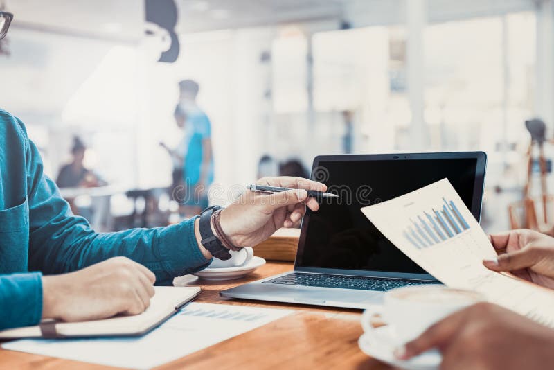Business Project Team Working Together in the Office Room at Office ...