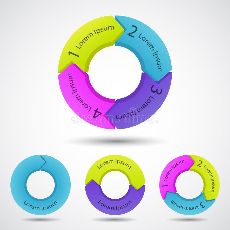 Business Project Template with Text Areas Stock Vector - Illustration ...