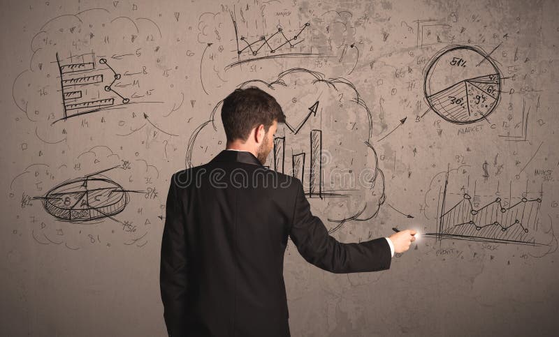 Business project on a wall stock photo. Image of corporate - 85231706