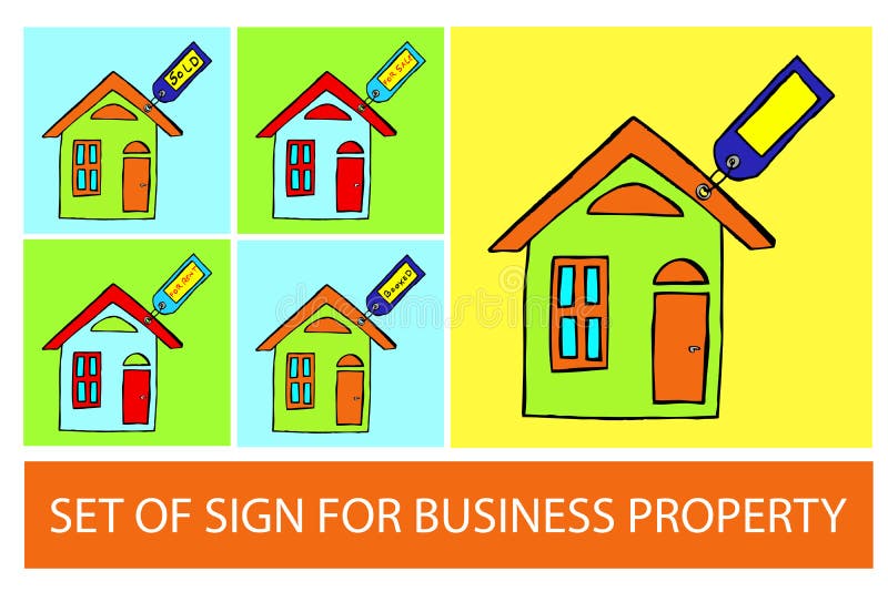 Business property symbols stock vector. Illustration of arrow - 41598291
