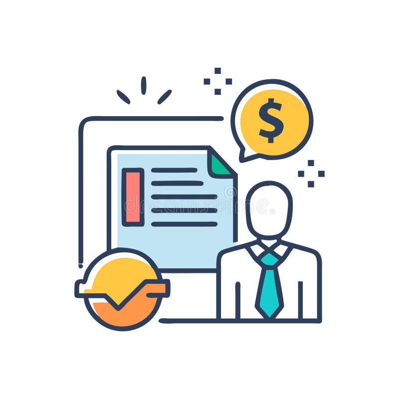 Business Proposal Icon stock vector. Illustration of concept - 352796503