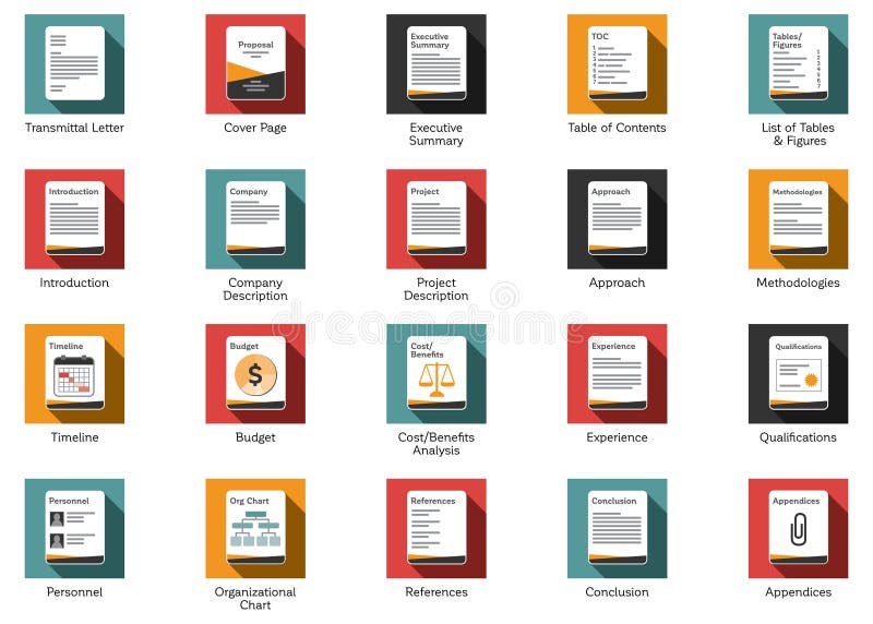 Business Proposal Investor Pictogram Stock Vector - Illustration of ...