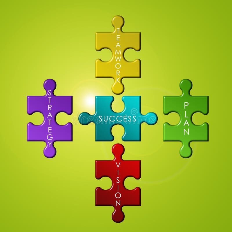 One Team - One Goal stock illustration. Illustration of goal - 124509530