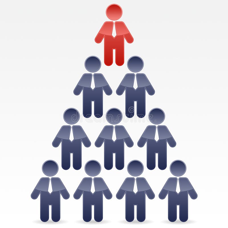 Business Pyramid stock vector. Illustration of illustrative - 19577300