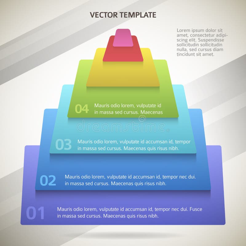 Business-pyramid-concept-brochure-page-background Stock Vector ...