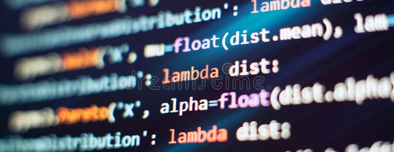 It Business Python Code Computer Screen Mobile Application Design
