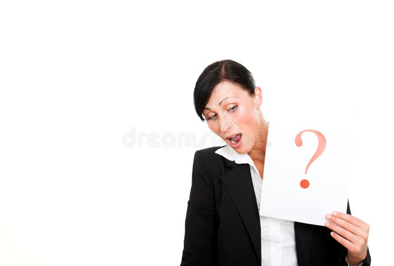 Business question stock image. Image of answer, businesspeople - 9401689