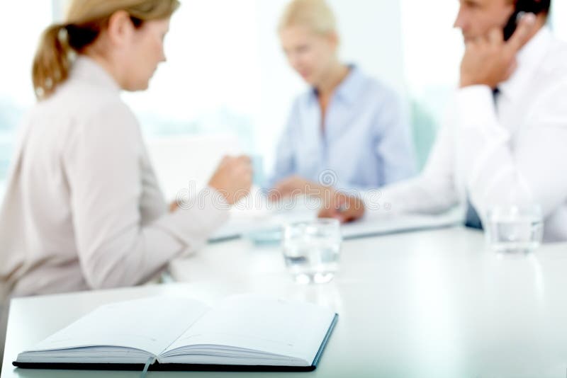 Business record book stock image. Image of discussing - 77305545
